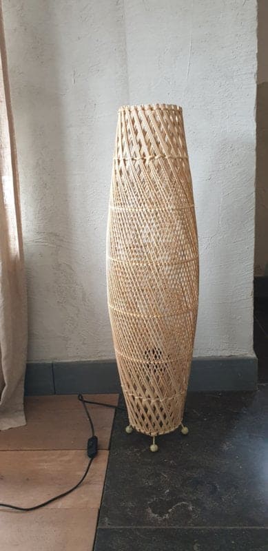 Staande open rotan lamp - CoCo homeliving